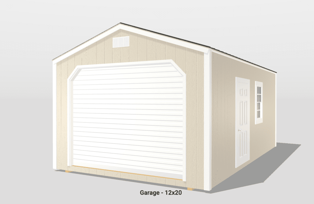 12x20 Garage - Amish Garages
